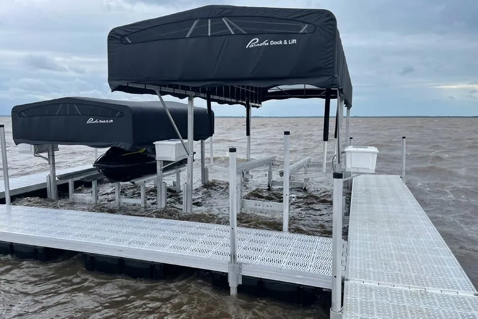 2K Dual Hydraulic PWC Lift | Paradise Dock & Lift