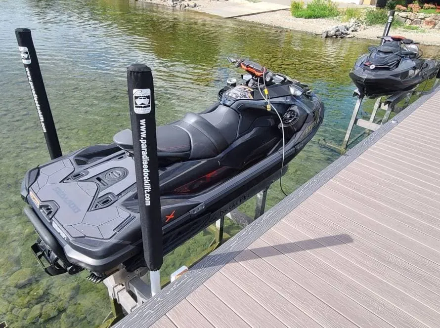 2K Single Hydraulic PWC Lift | Paradise Dock & Lift